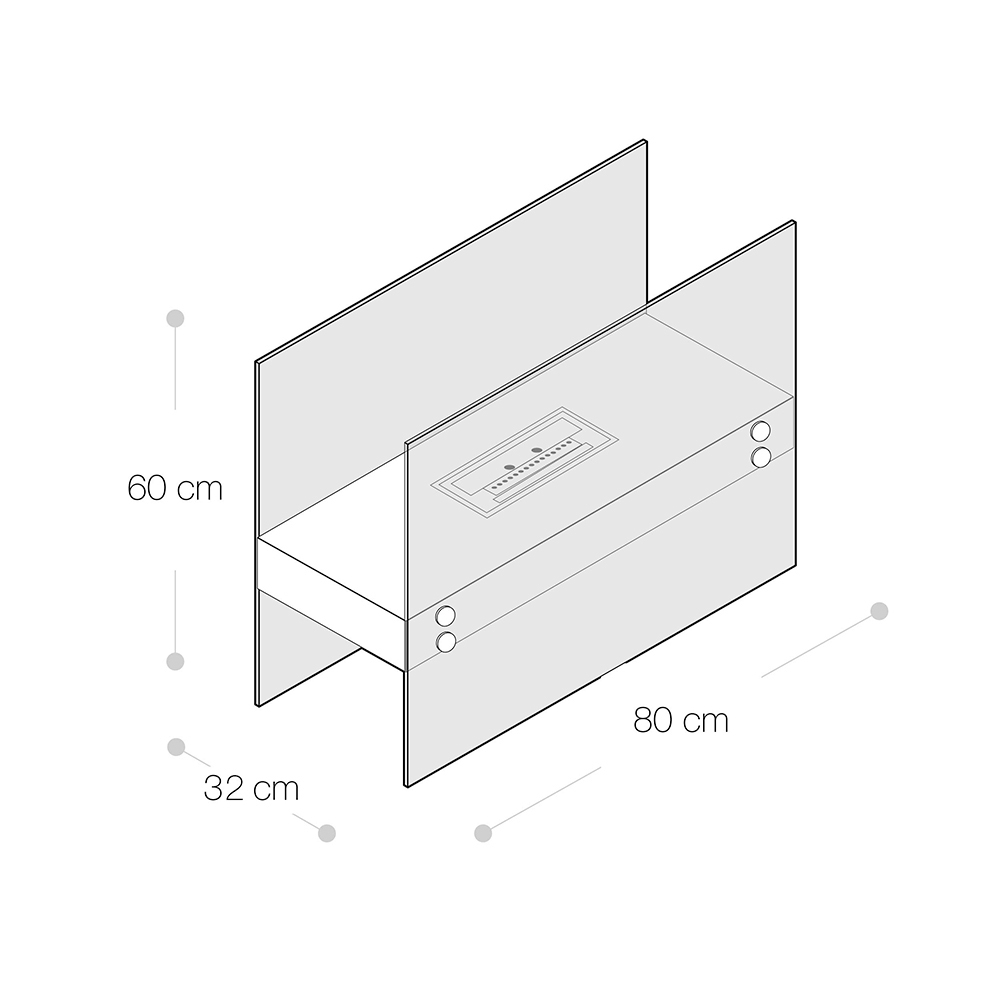 Oxhak me dysheme me bioetanol në metal dhe qelq