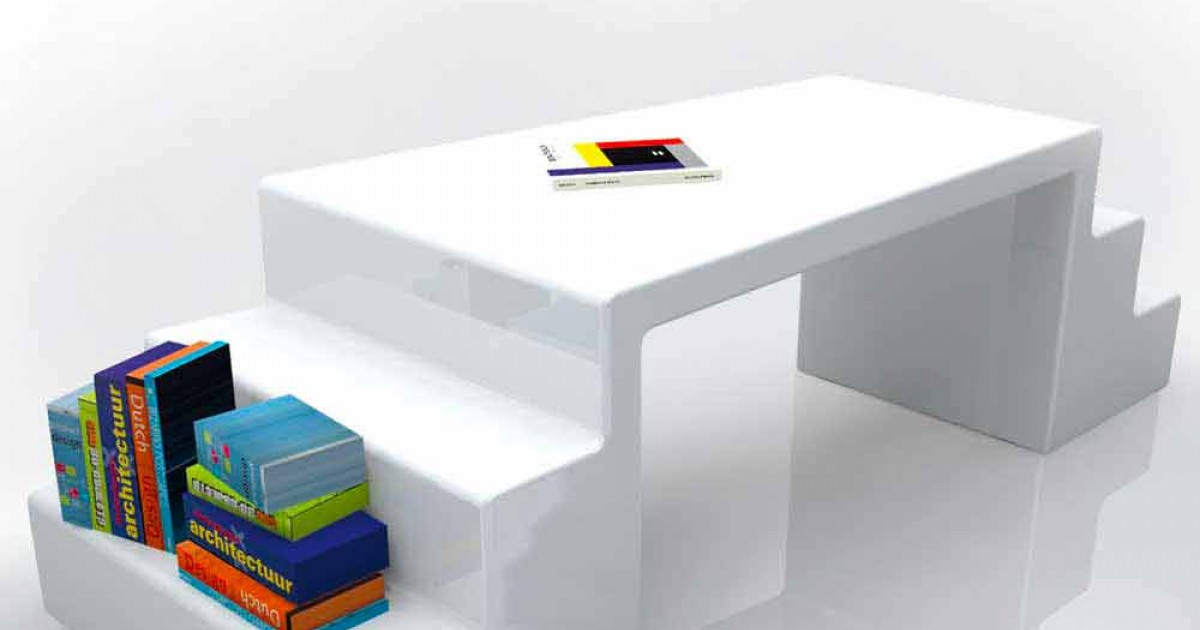 Tavolina zyre moderne e projektimit Abbott, e disponueshme në të bardhë ...