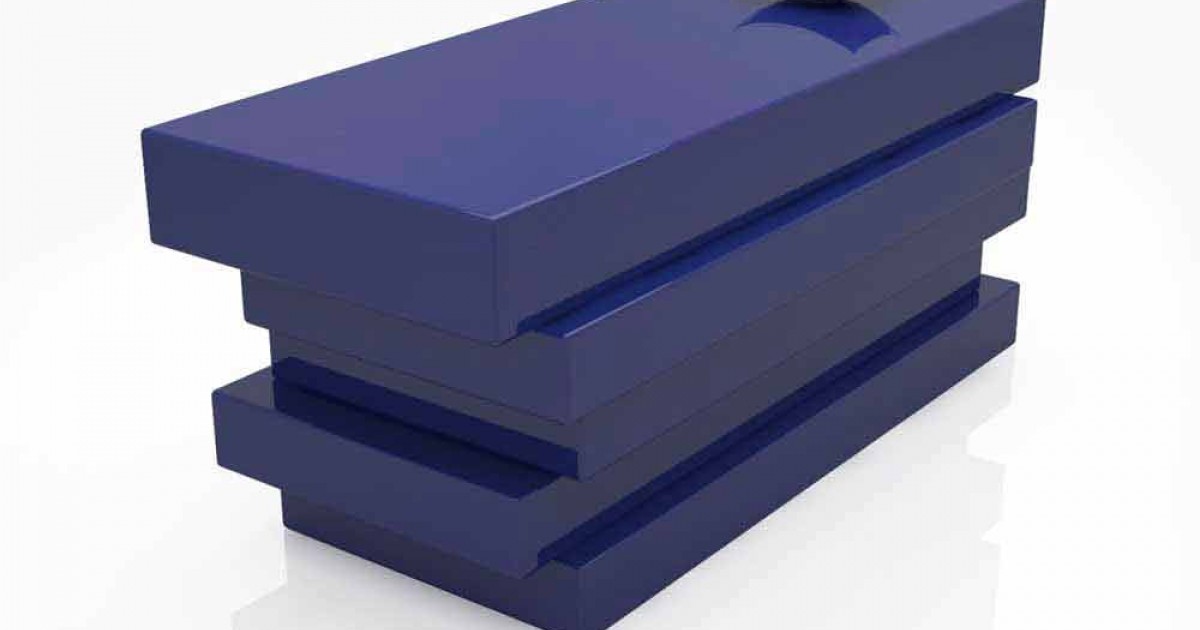 Tavolinë zyre e modës Solid Surface me dizajn modern Alford, i punuar ...