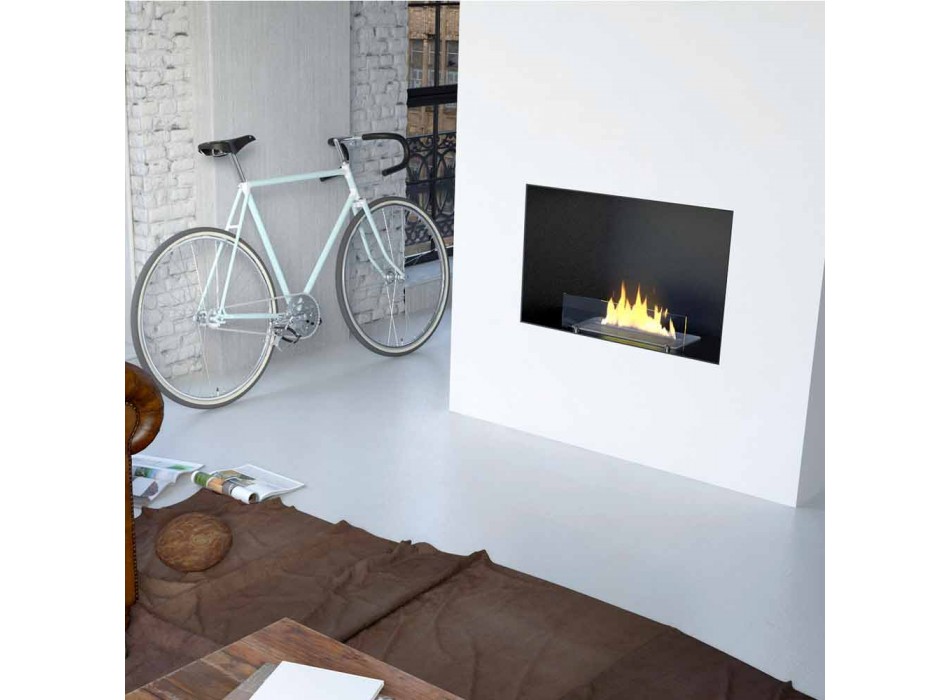 Vatër fireplace moderne Bioethanol fut Hardy 90, e bërë në Itali