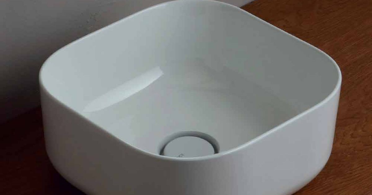 Lavaman qeramik countertop 37x37cm prodhim Italian Star, dizajn modern