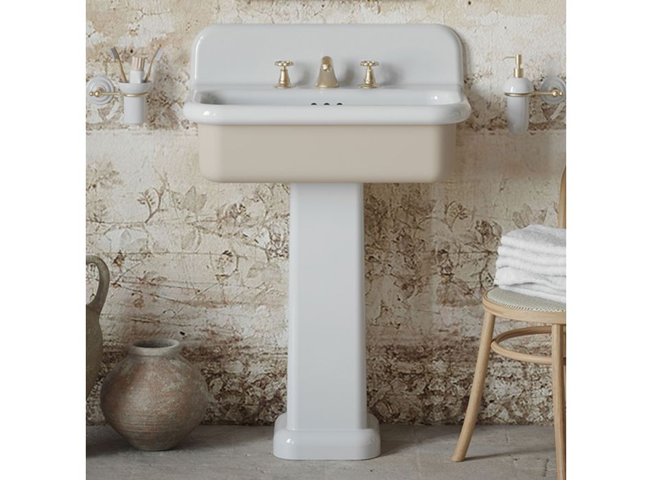 Lavaman banjoje qeramike drejtkëndëshe