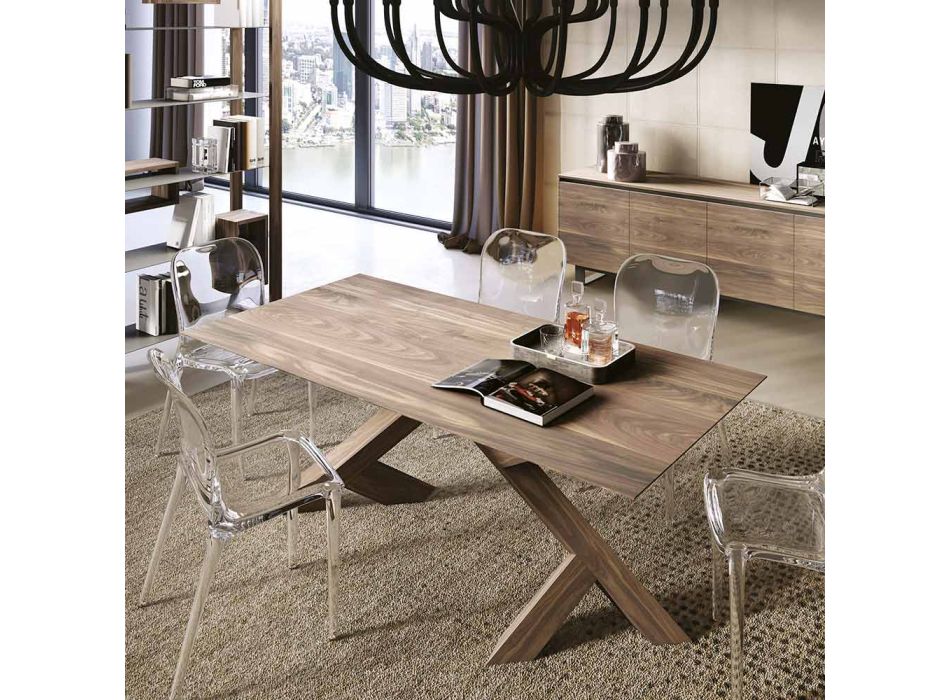 Tavolinë shtëpie në arrë të fortë Prodhuar në Itali